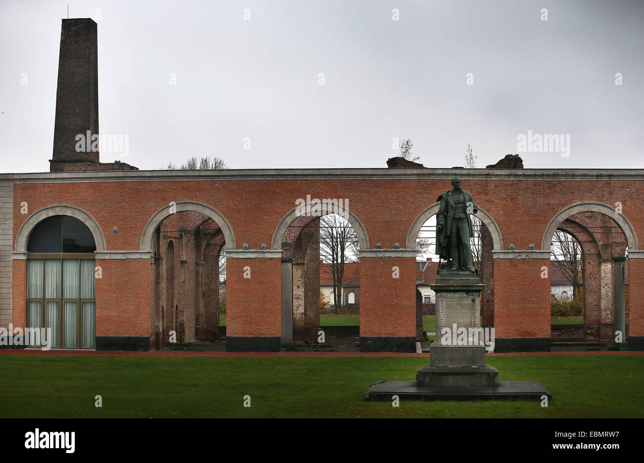 Mons, Belgium. 02nd Dec, 2014. The former Grand Hornu coal mine, a ...