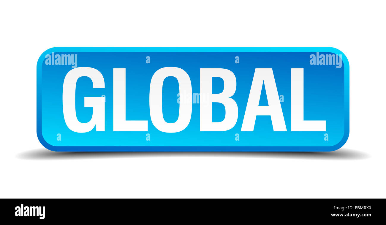Think global sticker hi-res stock photography and images - Alamy