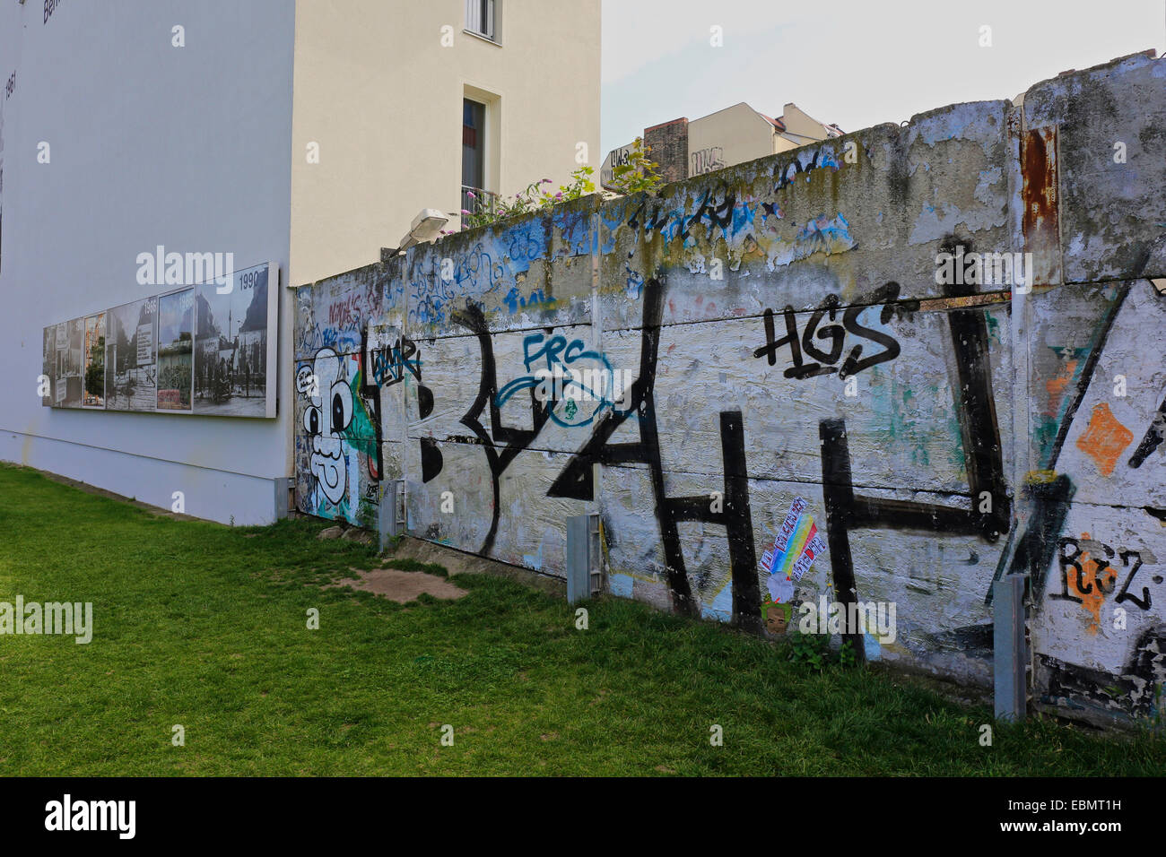 Site of the Berlin Wall Bernauer Str. The Berlin Wall complex at the ...