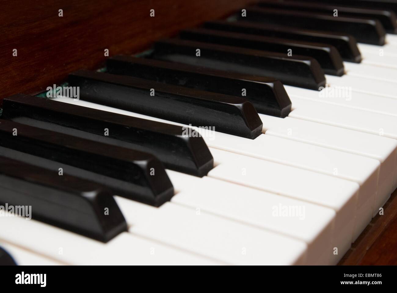 Close up of black and white piano keys Stock Photo - Alamy