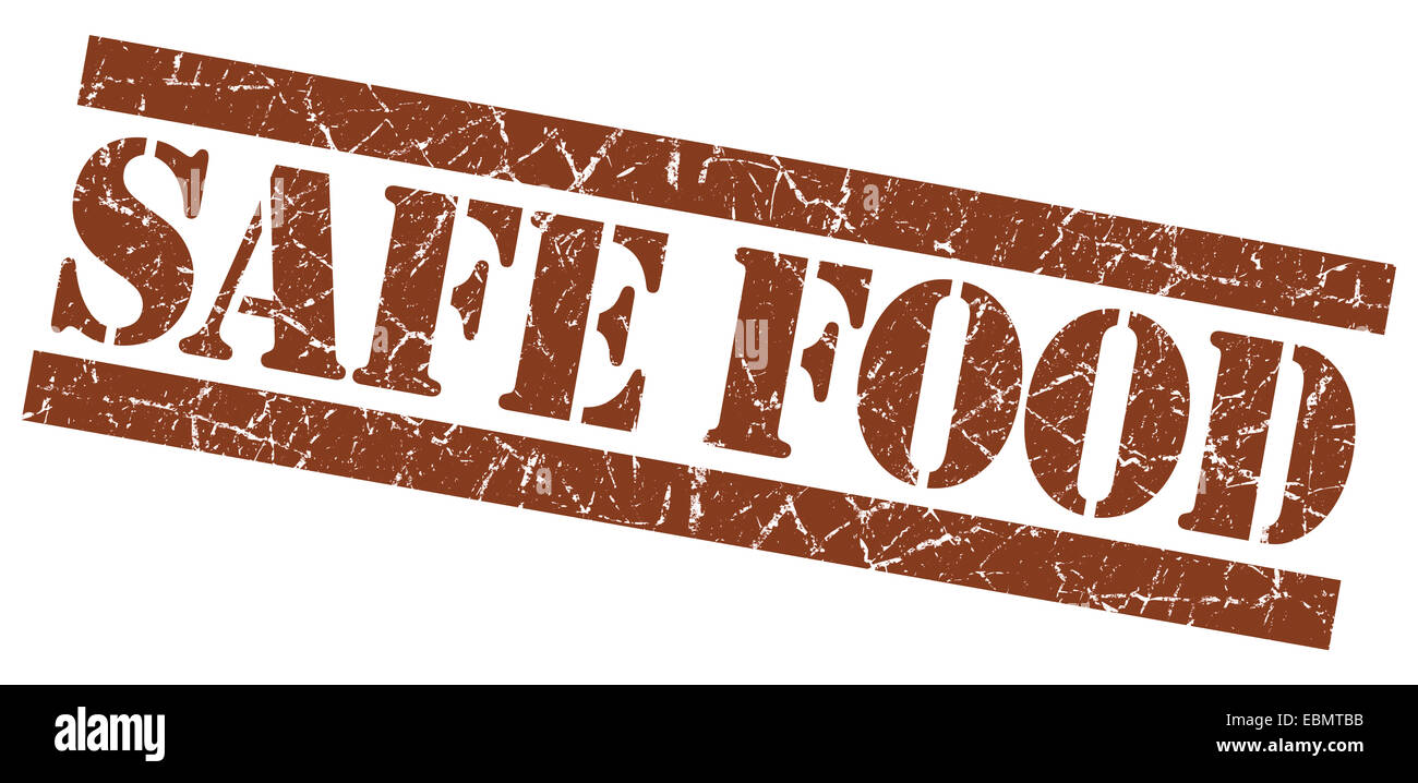 Safe food stamp square hi-res stock photography and images - Alamy