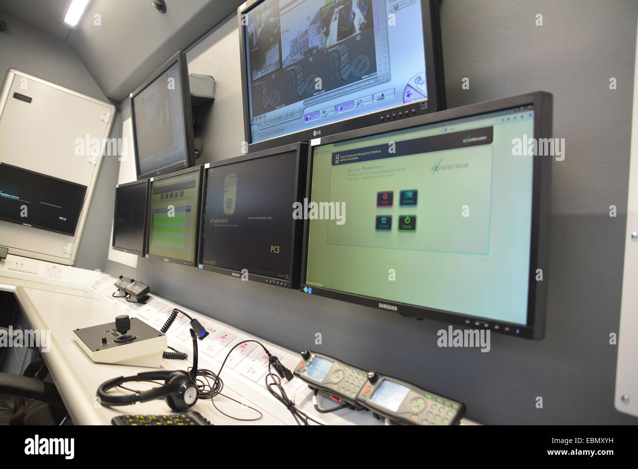 Fire brigade control room hi-res stock photography and images - Alamy