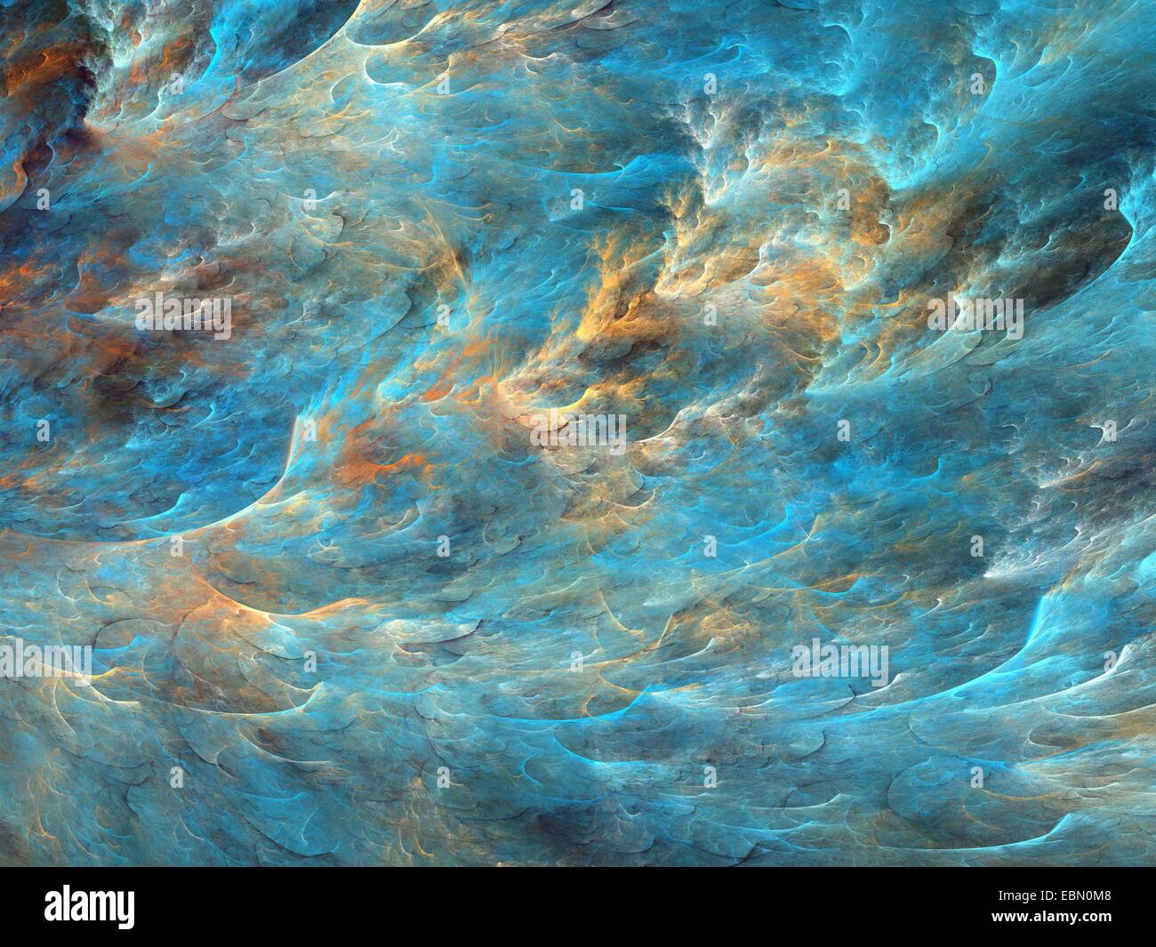 Abstract shapes made of fractal textures Stock Photo - Alamy