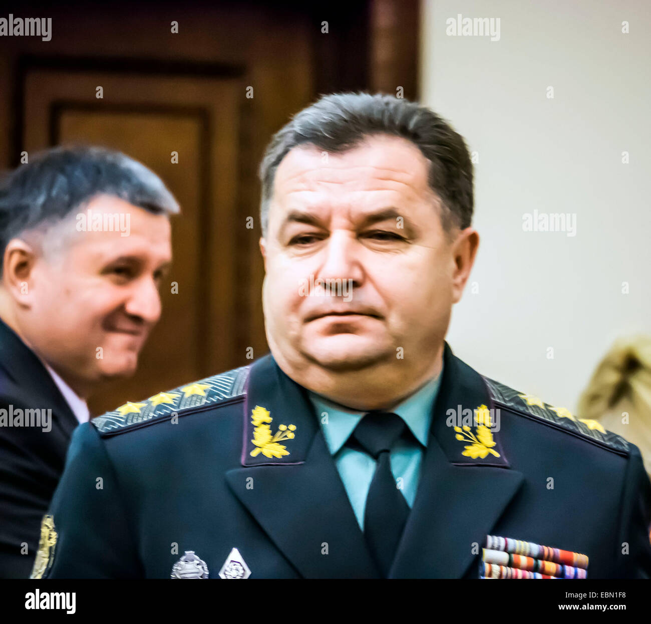 Kiev, Ukraine. 3rd December, 2014. Minister of Defence of Ukraine ...