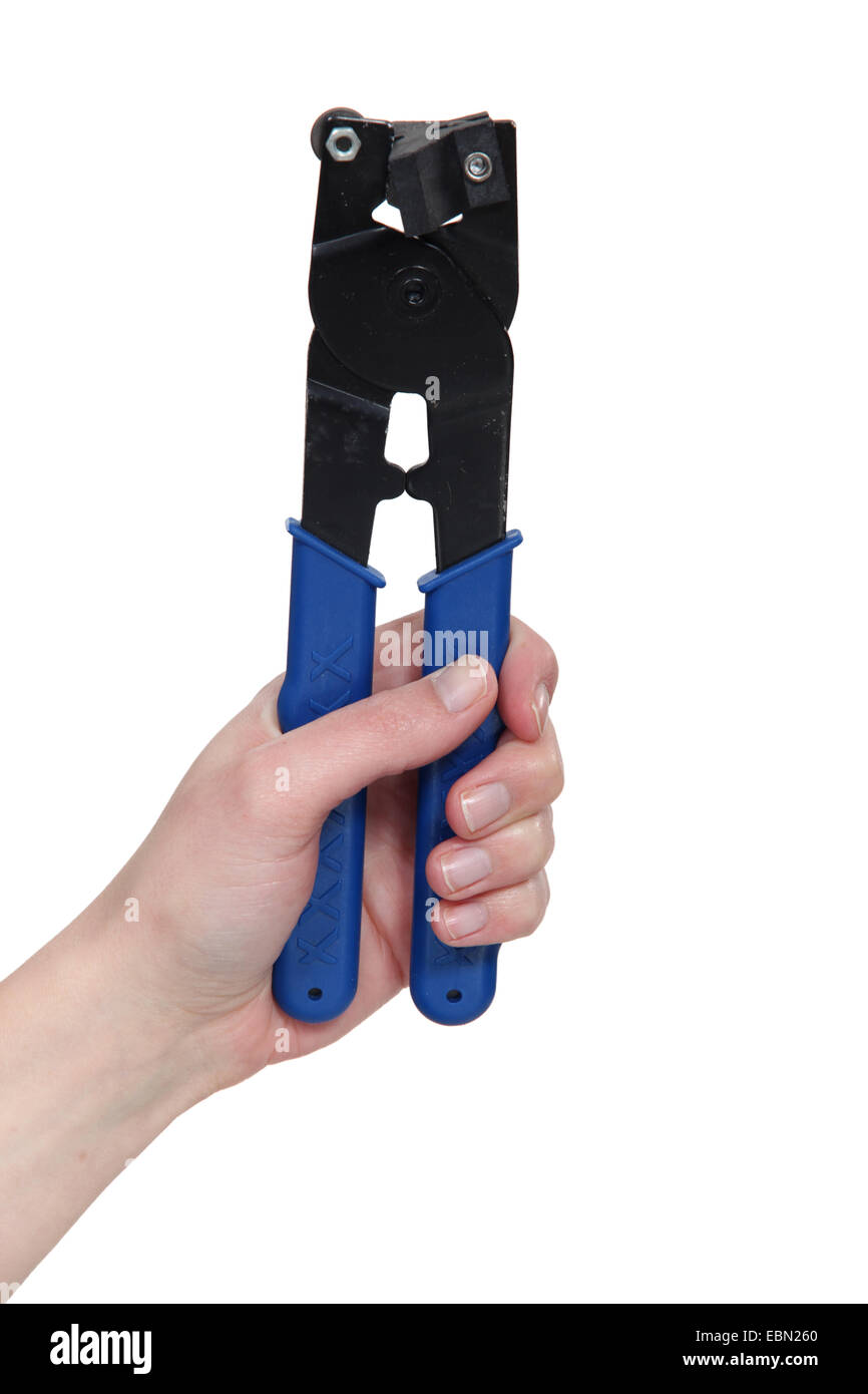 Red black wire cable cutter hi-res stock photography and images - Alamy