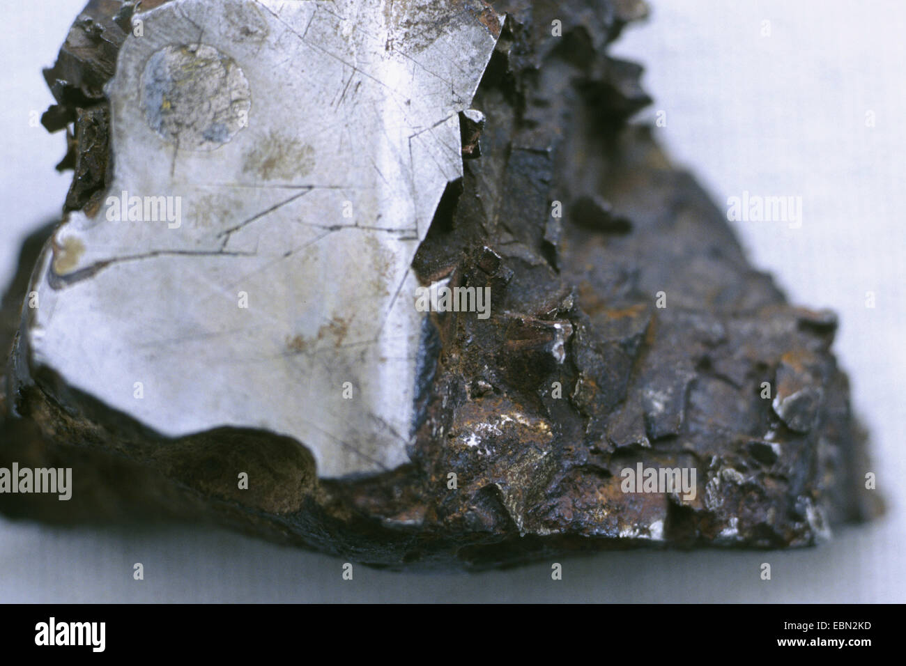 iron meteorite 'San Martin B', Chile, Atacana Stock Photo - Alamy