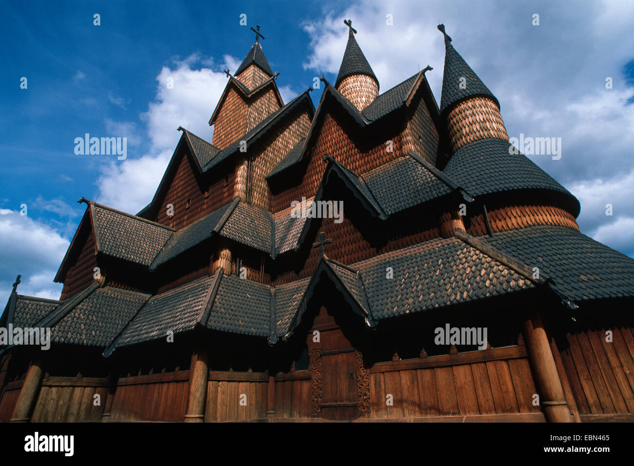 Wooden stave church hi-res stock photography and images - Alamy