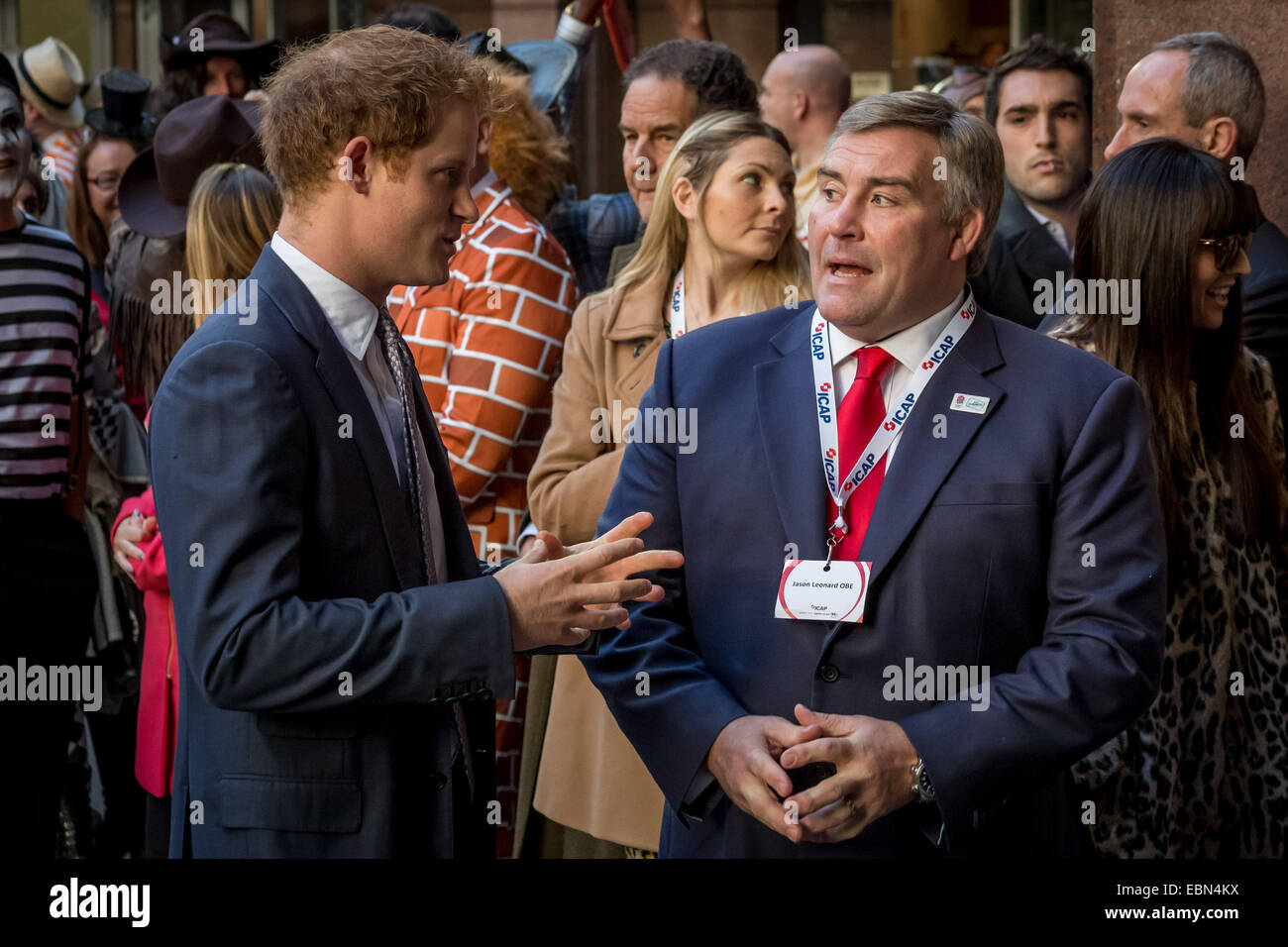 London, UK. 3rd Nov, 2014. HRH Prince Harry attends 22nd ICAP Charity ...