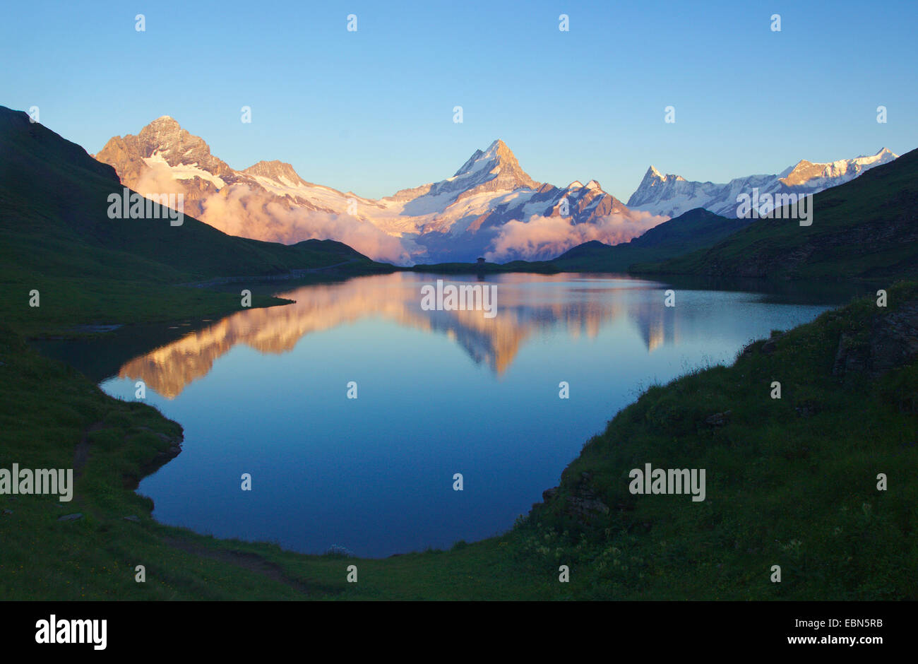 Schreckhorn and finsteraarhorn hi-res stock photography and images - Alamy