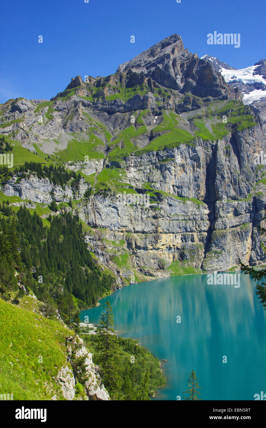 Lake Oeschinen, Switzerland Stock Photo - Alamy