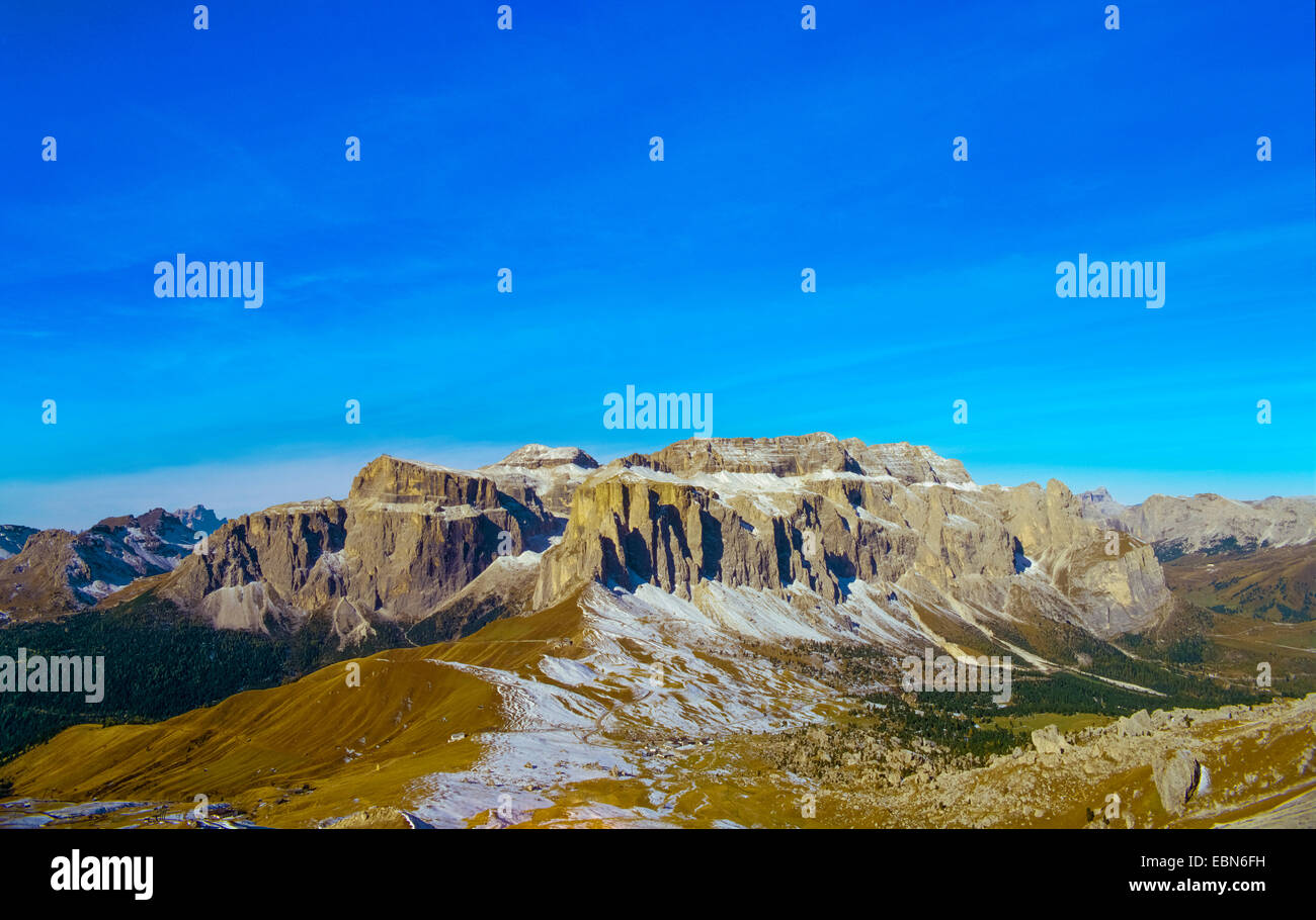 view to Sella group, Italy, South Tyrol, Dolomites Stock Photo - Alamy