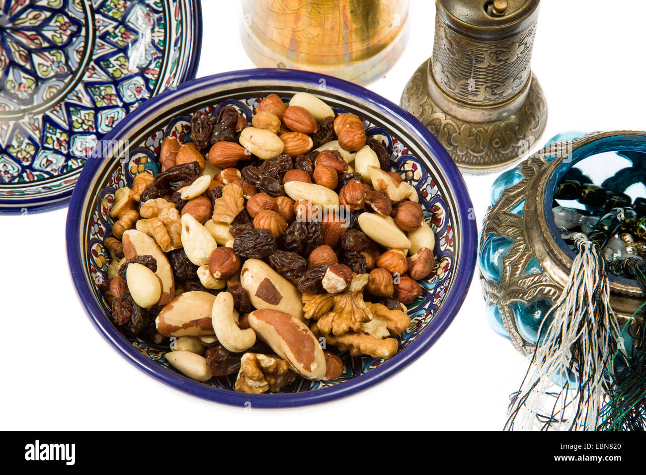 A mixture of nuts popular in Arab countries Stock Photo - Alamy