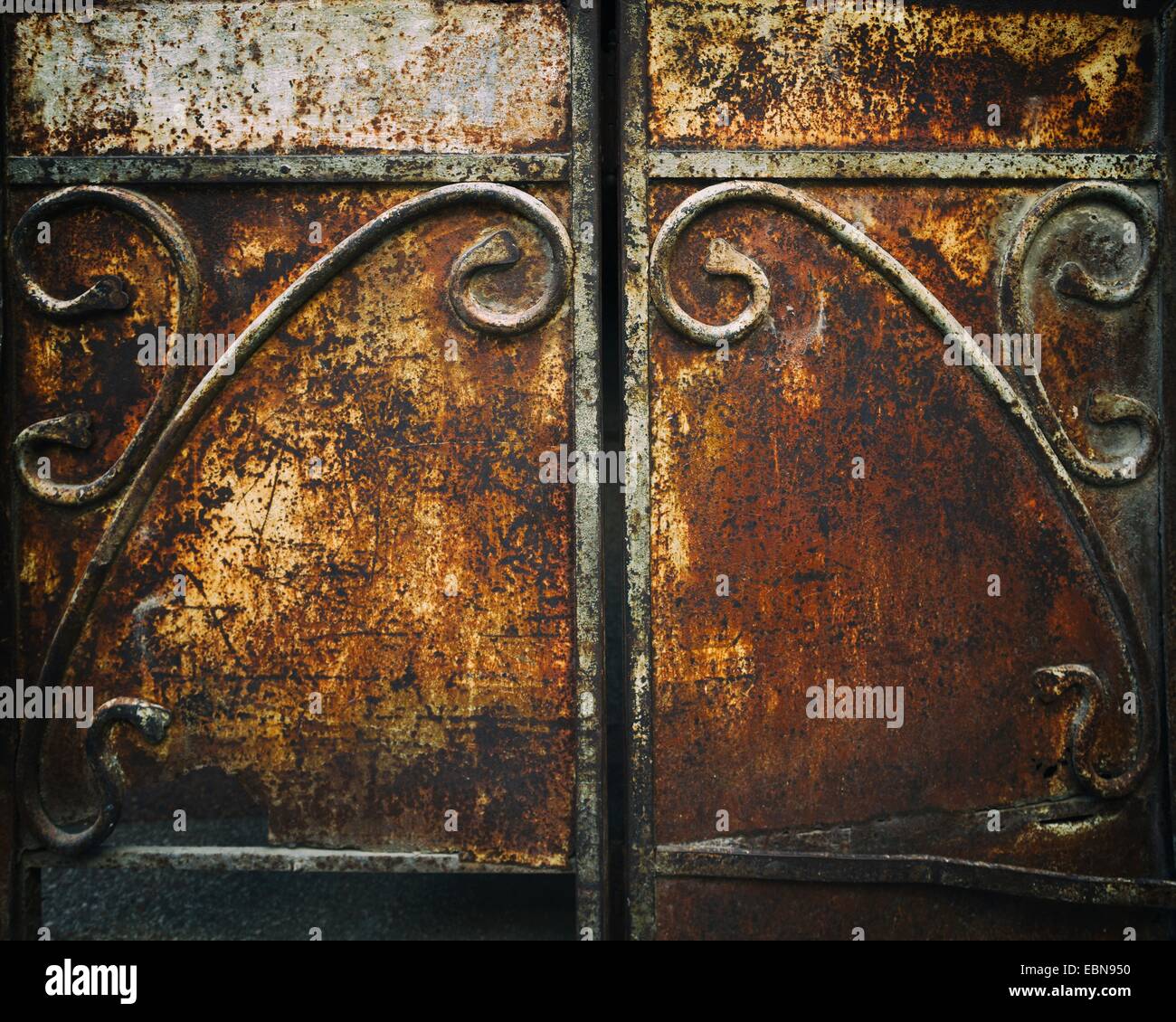 Rusted Metal Gate High Resolution Stock Photography and Images - Alamy
