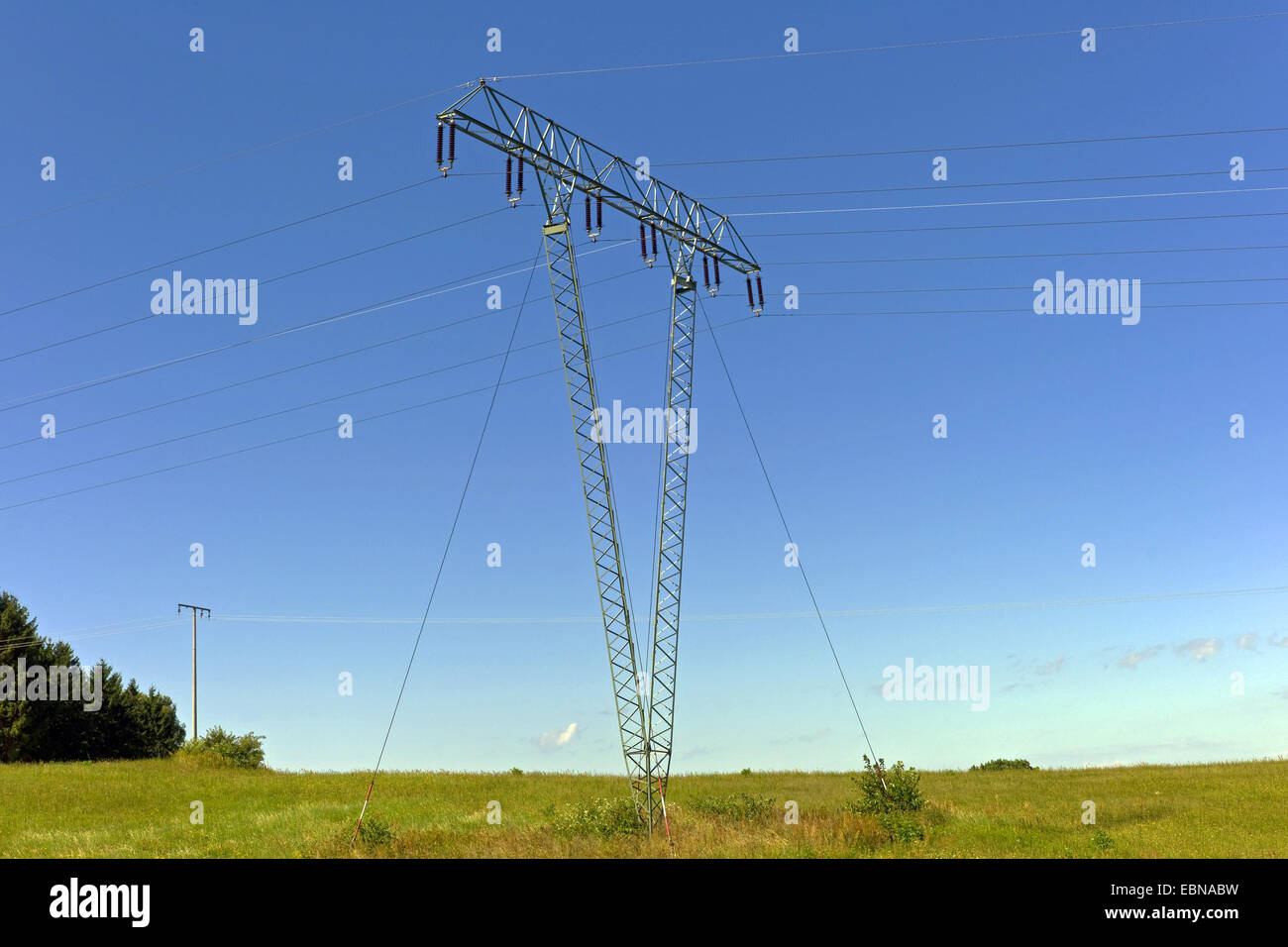Old power pole of former gdr hi-res stock photography and images - Alamy