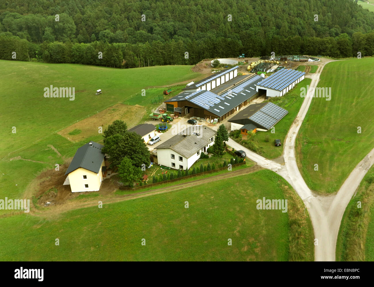 Stables with solar roofes hi-res stock photography and images - Alamy