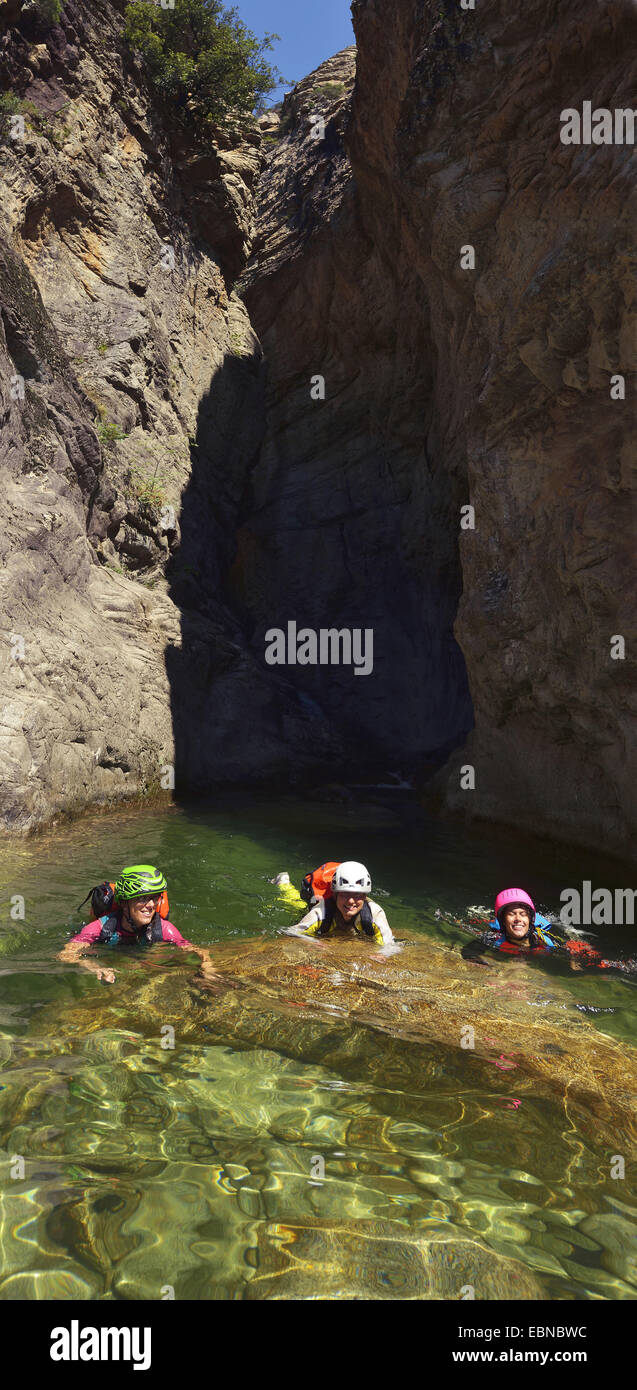 Canyoning in the richiusa river hi-res stock photography and images - Alamy