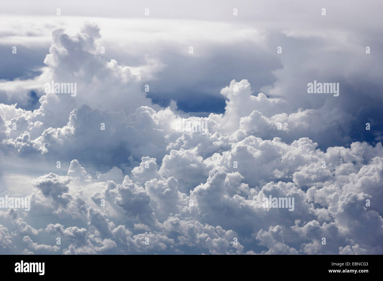 aerial view to cloud formation, USA Stock Photo - Alamy