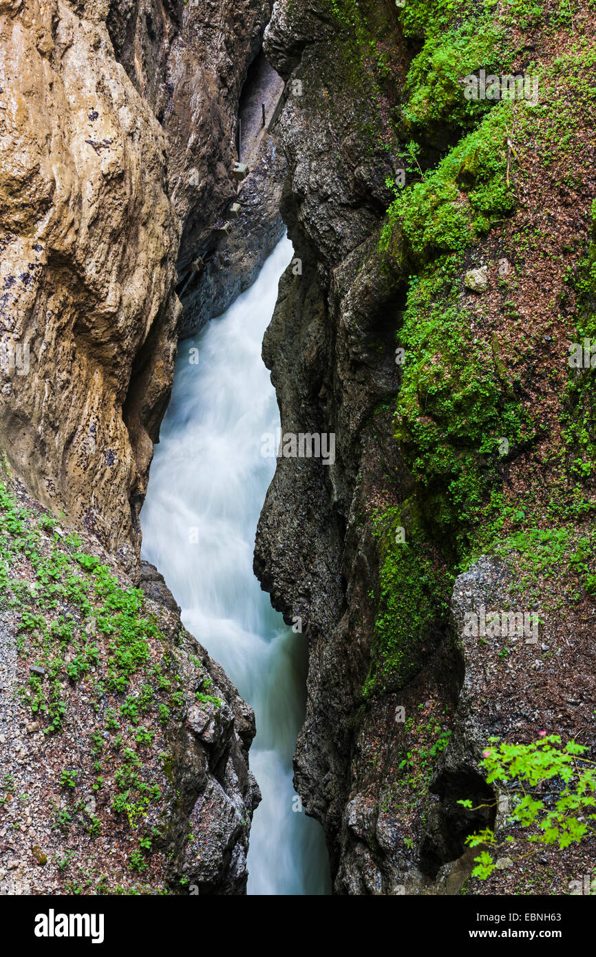 Partnachklamm, Germany, Bavaria, Garmisch-Partenkirchen Stock Photo - Alamy