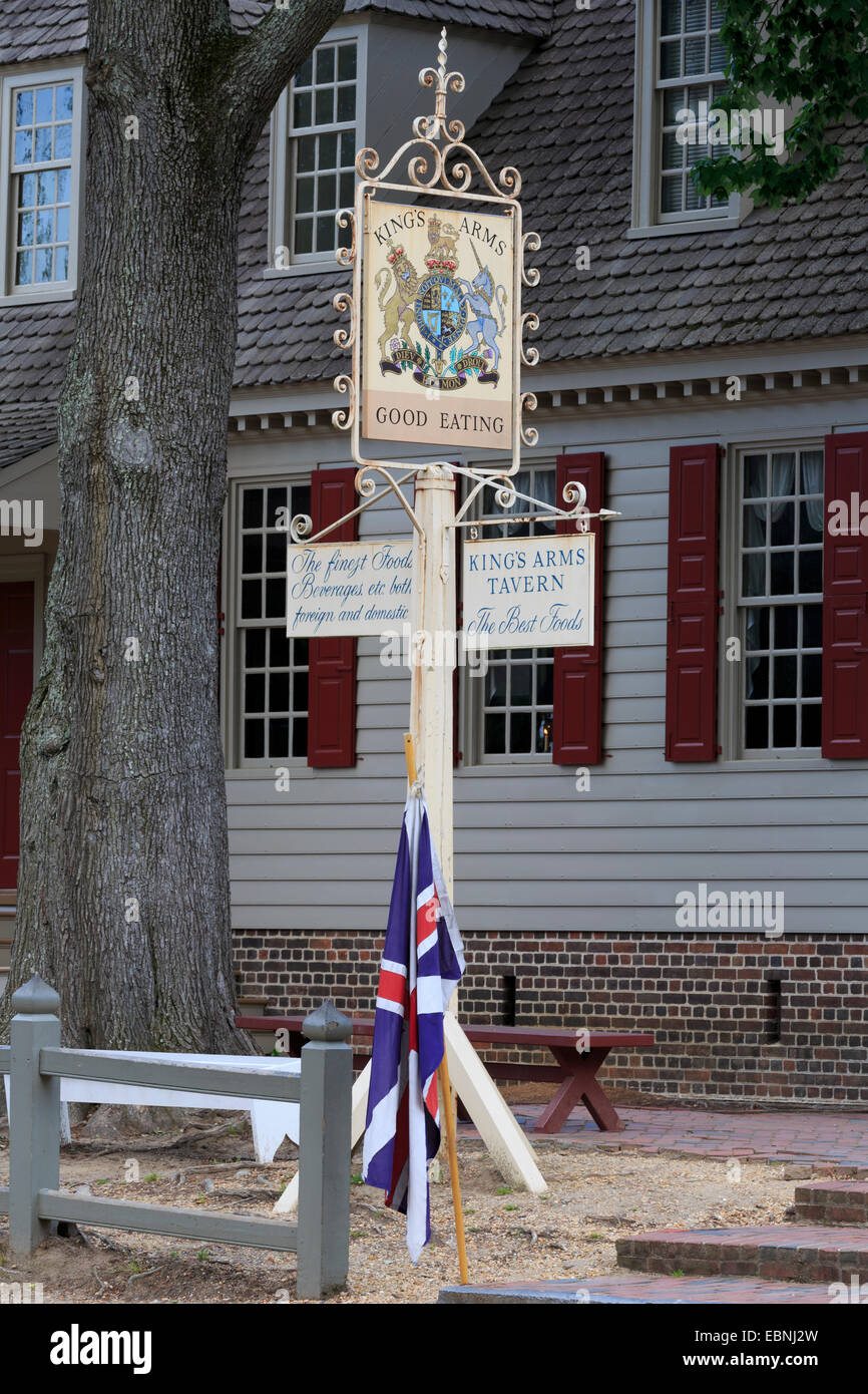 Colonial Williamsburg Signs