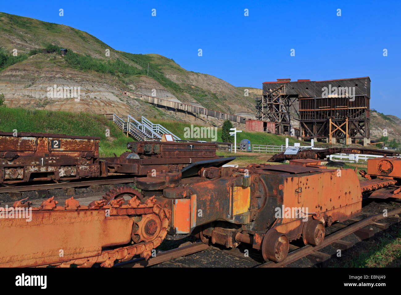 Atlas Coal Mine, Drumheller, Alberta, Canada Stock Photo - Alamy