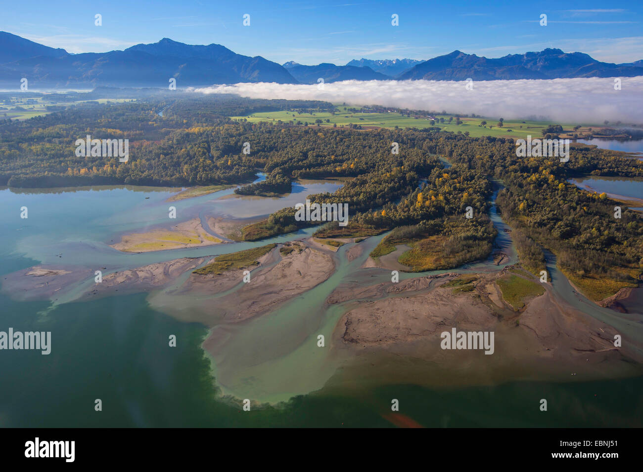 Aerial view river estuary delta hi-res stock photography and images - Alamy
