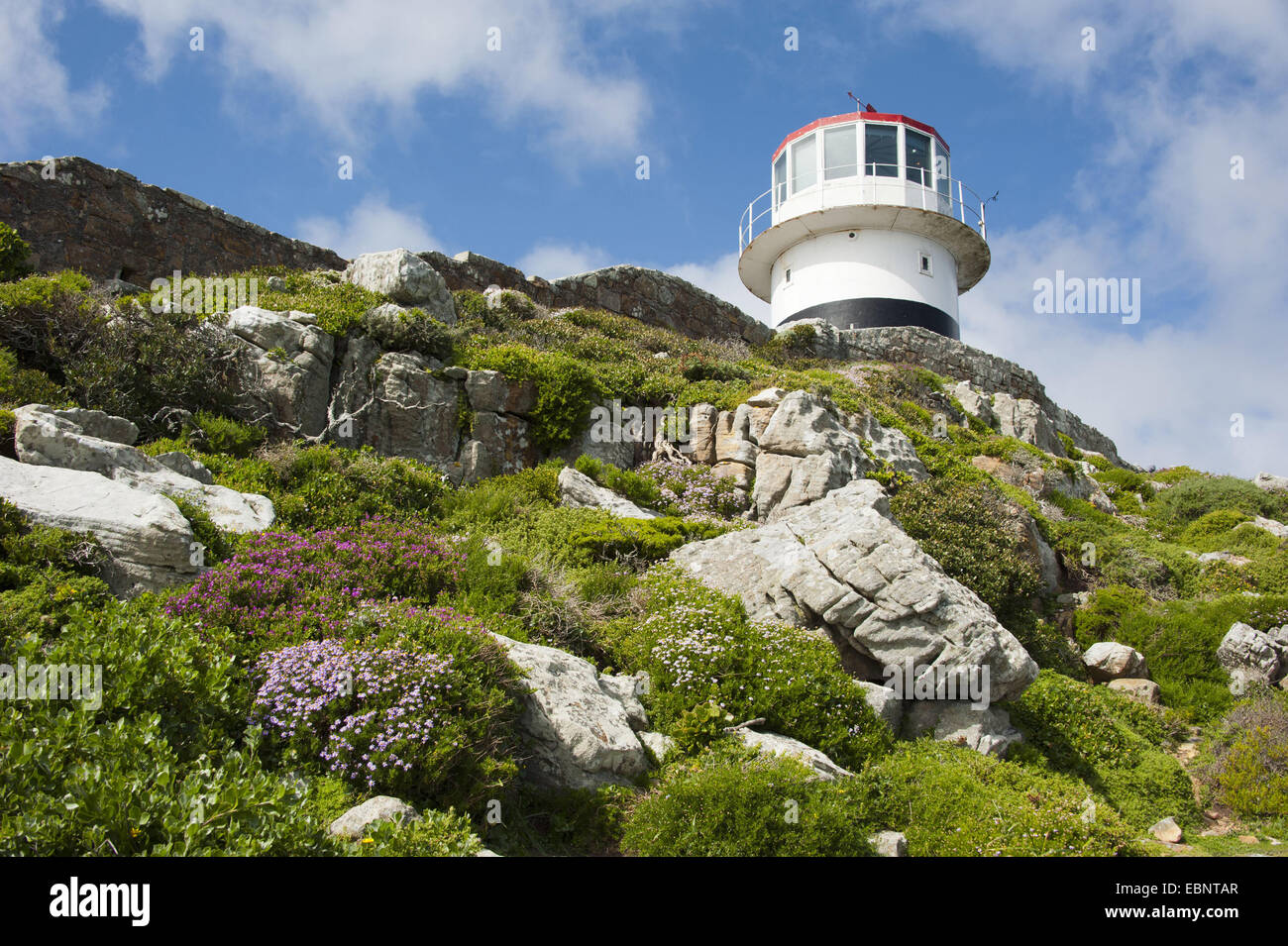 lighthouse at Cape Point, South Africa, Western Cape Stock Photo - Alamy