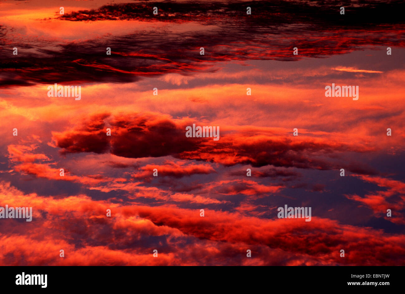 Cloudy sky with afterglow hi-res stock photography and images - Alamy