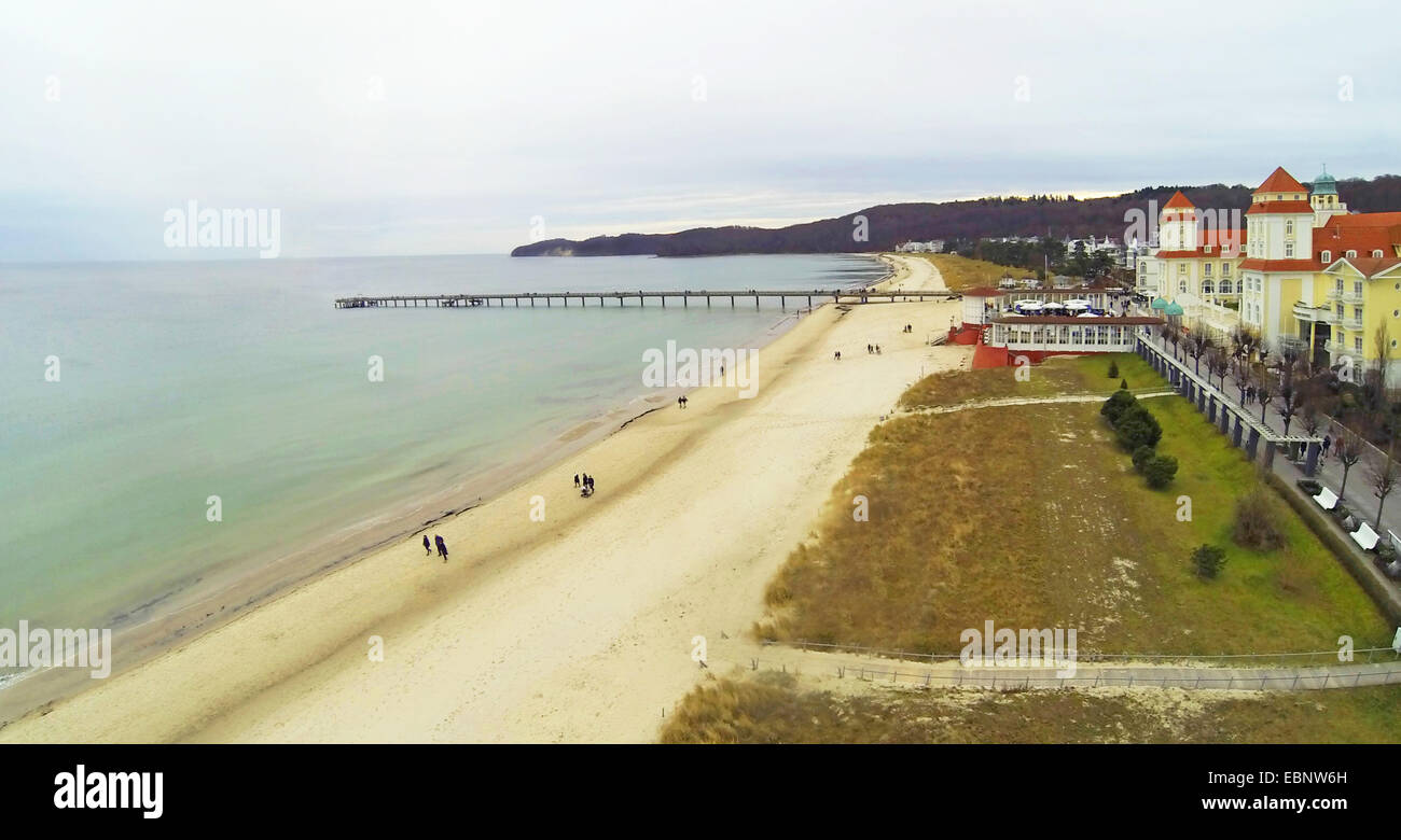 Aerial view beach promenade binz hi-res stock photography and images ...