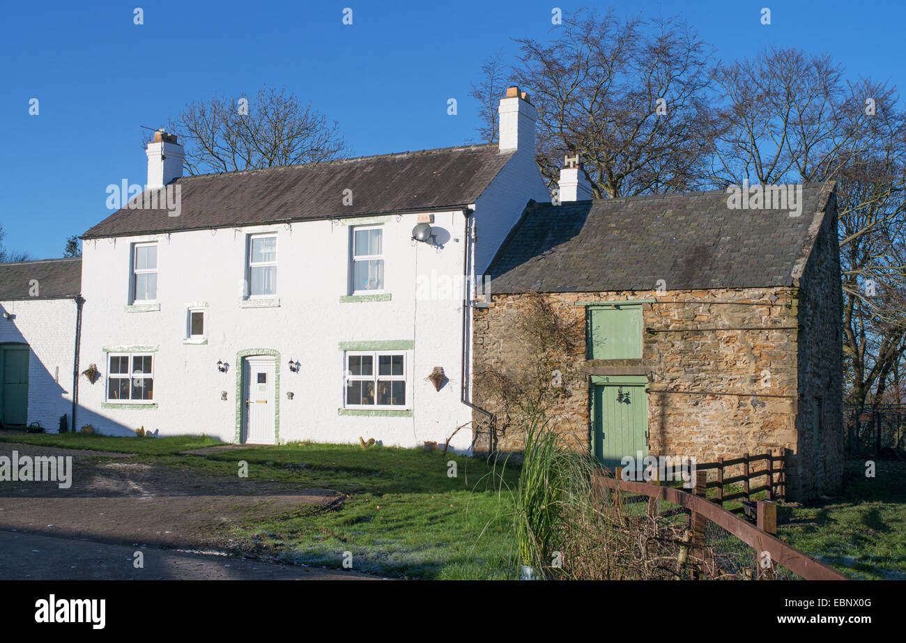 High Butterby Farm house near Shincliffe on the Weardale Way footpath ...