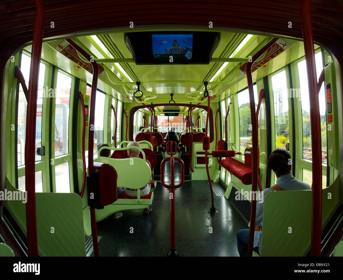 Modern Tram Interior High Resolution Stock Photography and Images - Alamy