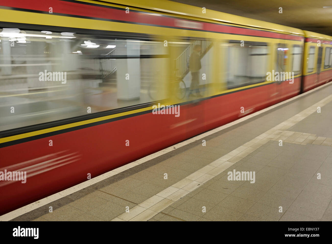 railway station Potsdamer Platz of S Bahn , Germany, Berlin Stock Photo ...