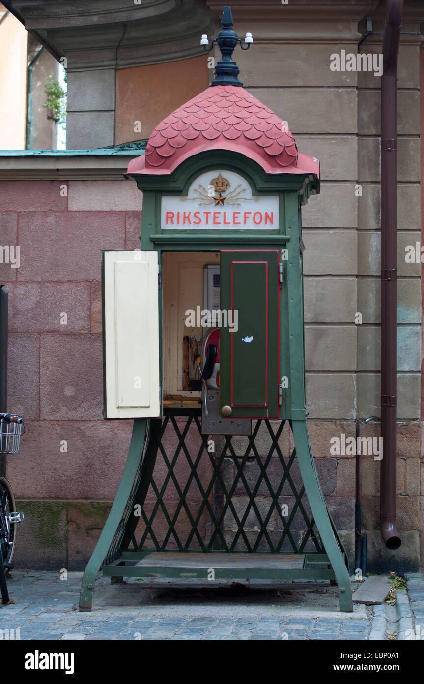 Stockholm sweden telephone rikstelefon hi-res stock photography and ...