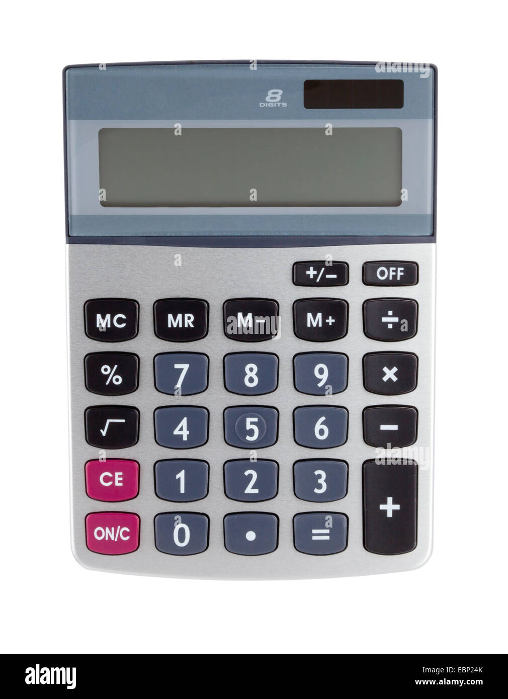 Digital calculator Cut Out Stock Images & Pictures - Alamy