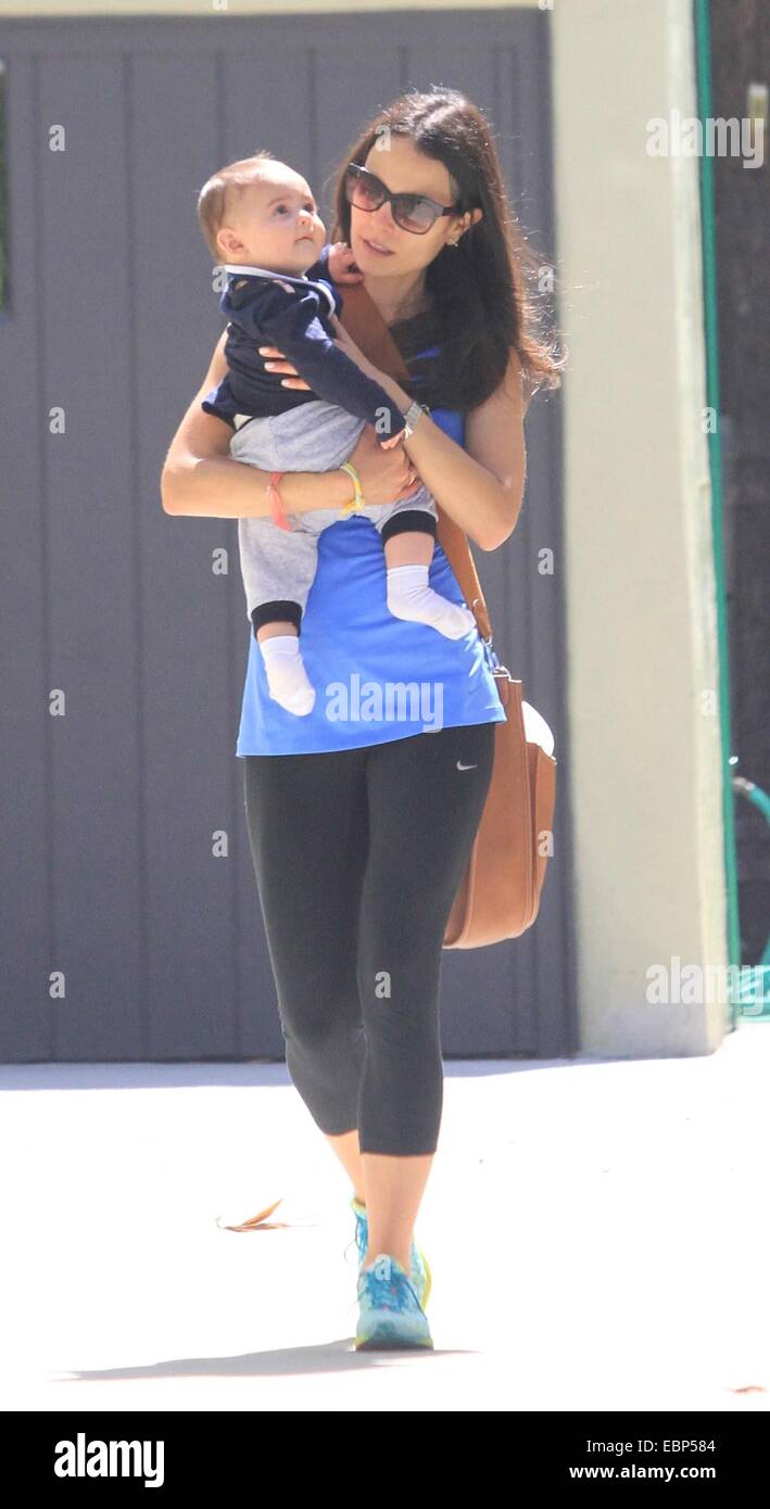 Jordana Brewster spotted out with her son Julian Brewster-Form ...