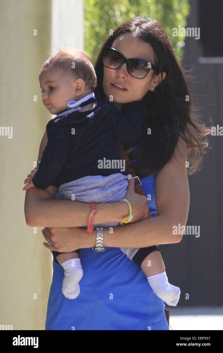 Jordana Brewster spotted out with her son Julian Brewster-Form ...