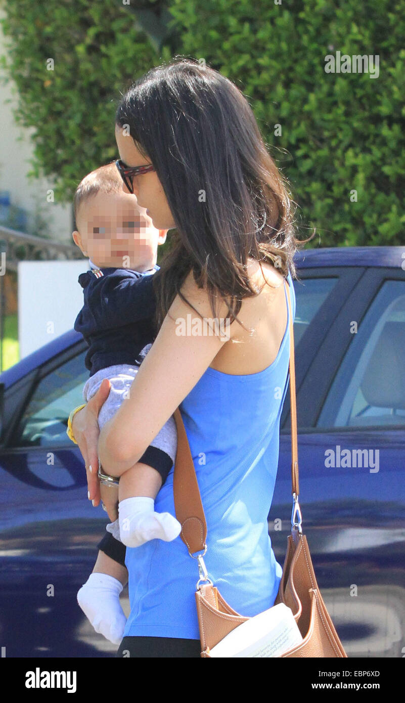 Jordana Brewster spotted out with her son Julian Brewster-Form ...
