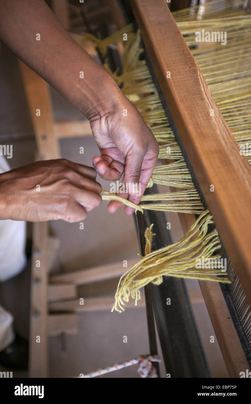 Loom, handicrafts. Argentina Stock Photo - Alamy