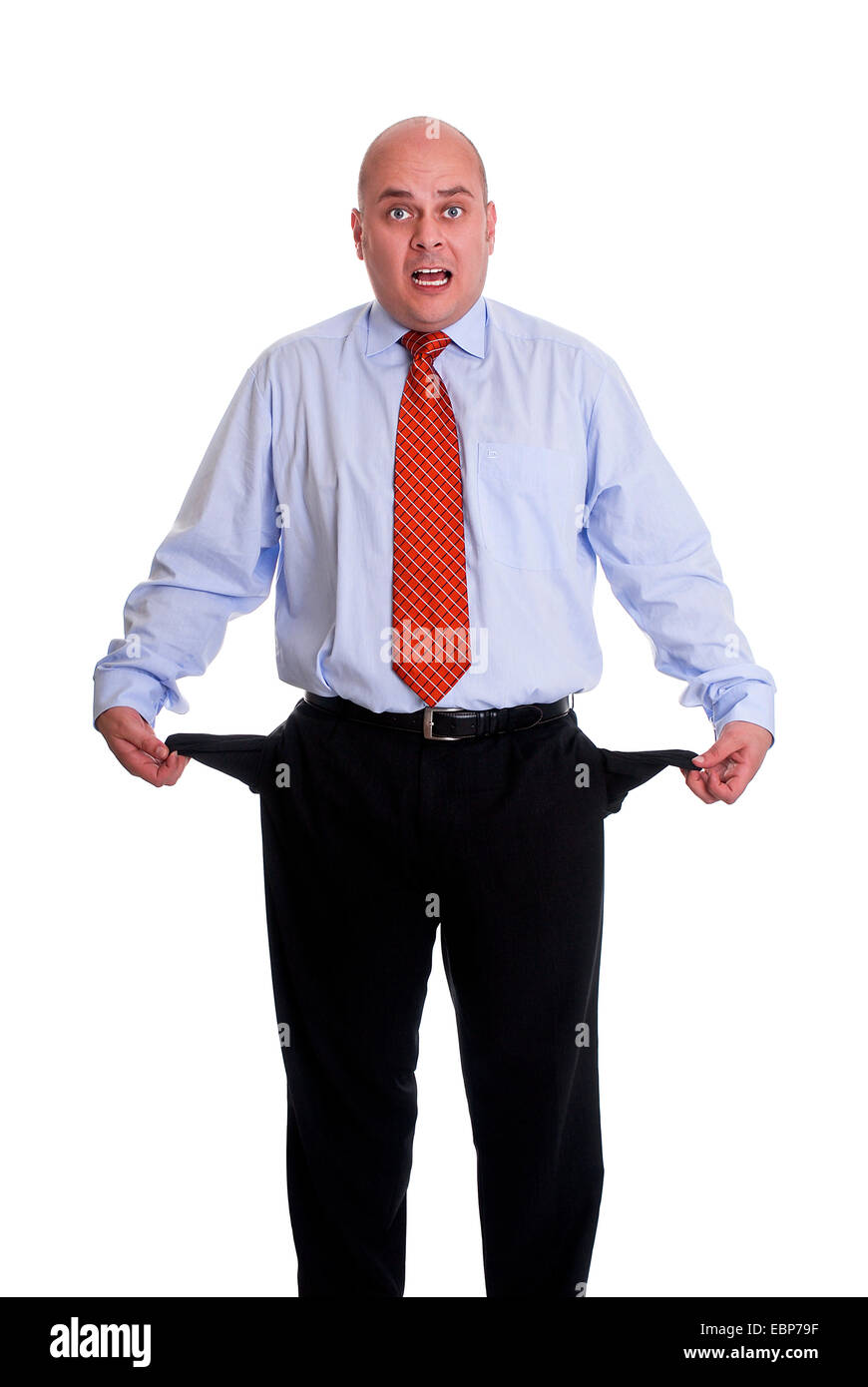 man with empty pockets Stock Photo - Alamy