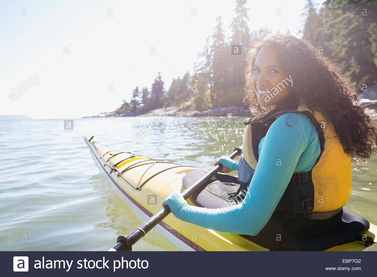 Woman over ocean hi-res stock photography and images - Alamy