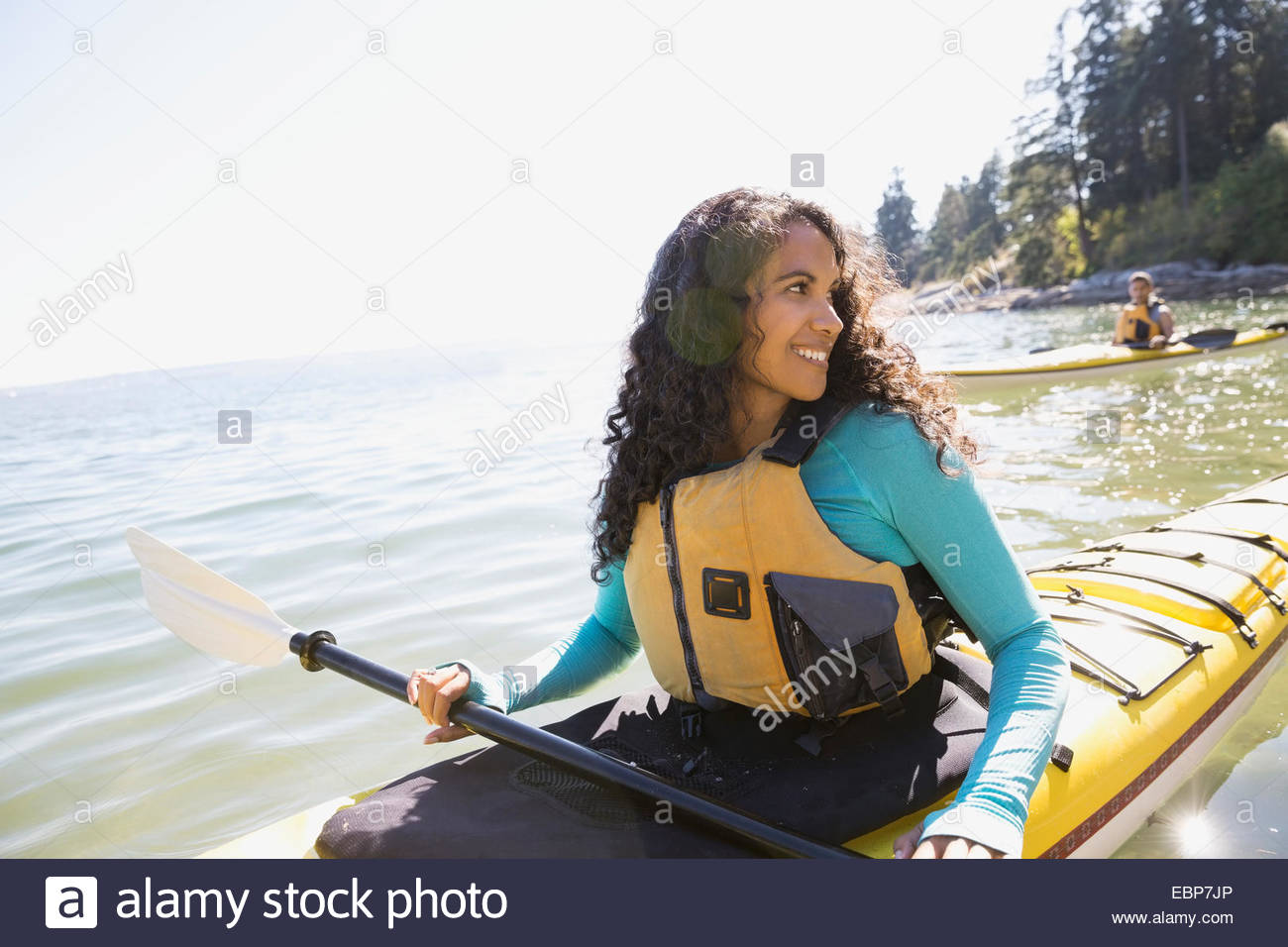 Woman over ocean hi-res stock photography and images - Alamy