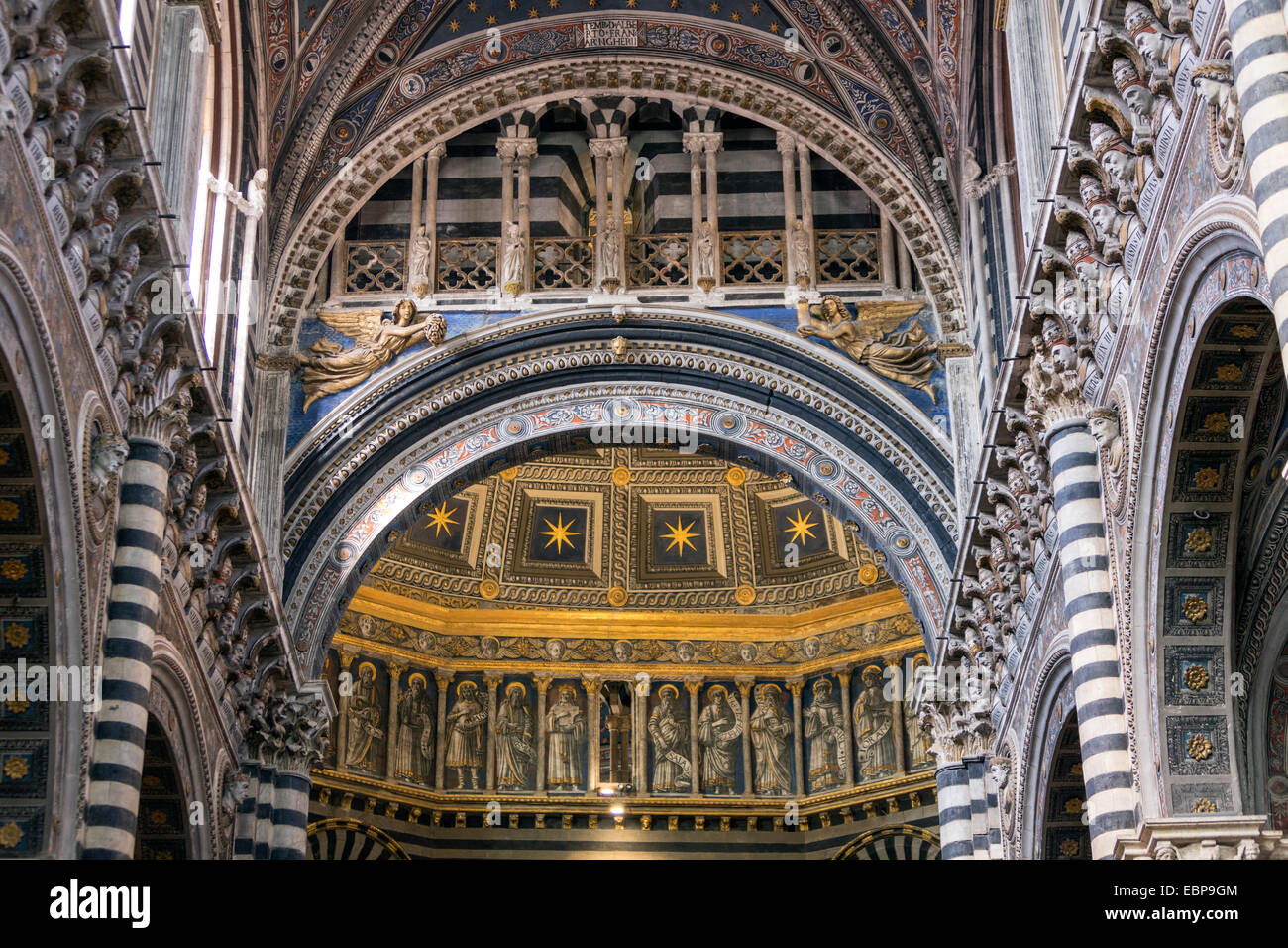 Siena cathedral interior hi-res stock photography and images - Alamy