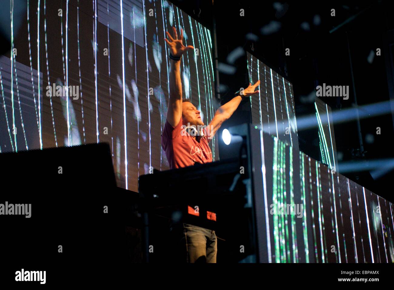 Dutch DJ Dash Berlin performing at O2 Academy in Glasgow Stock Photo ...