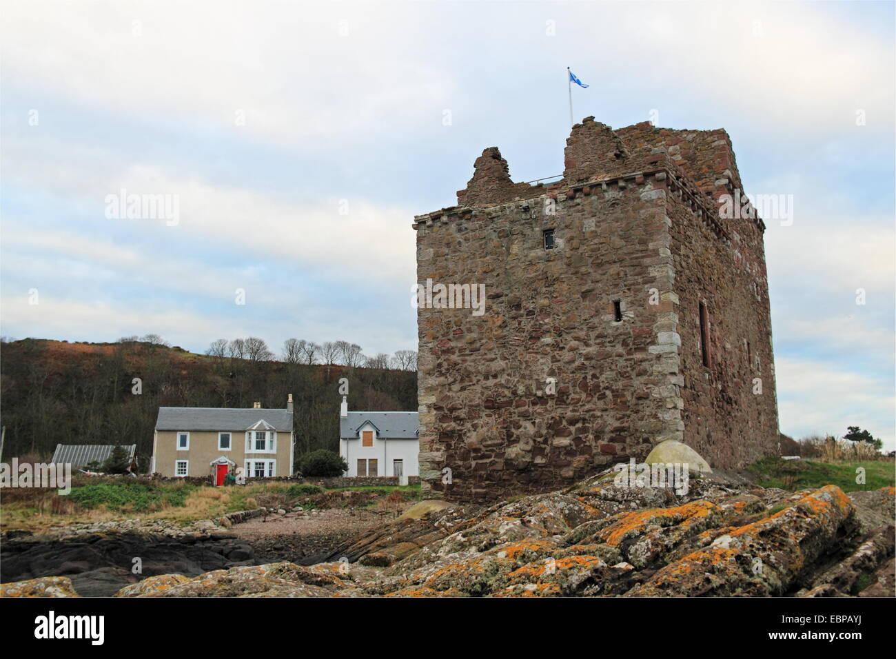 Portencross castle hi-res stock photography and images - Alamy