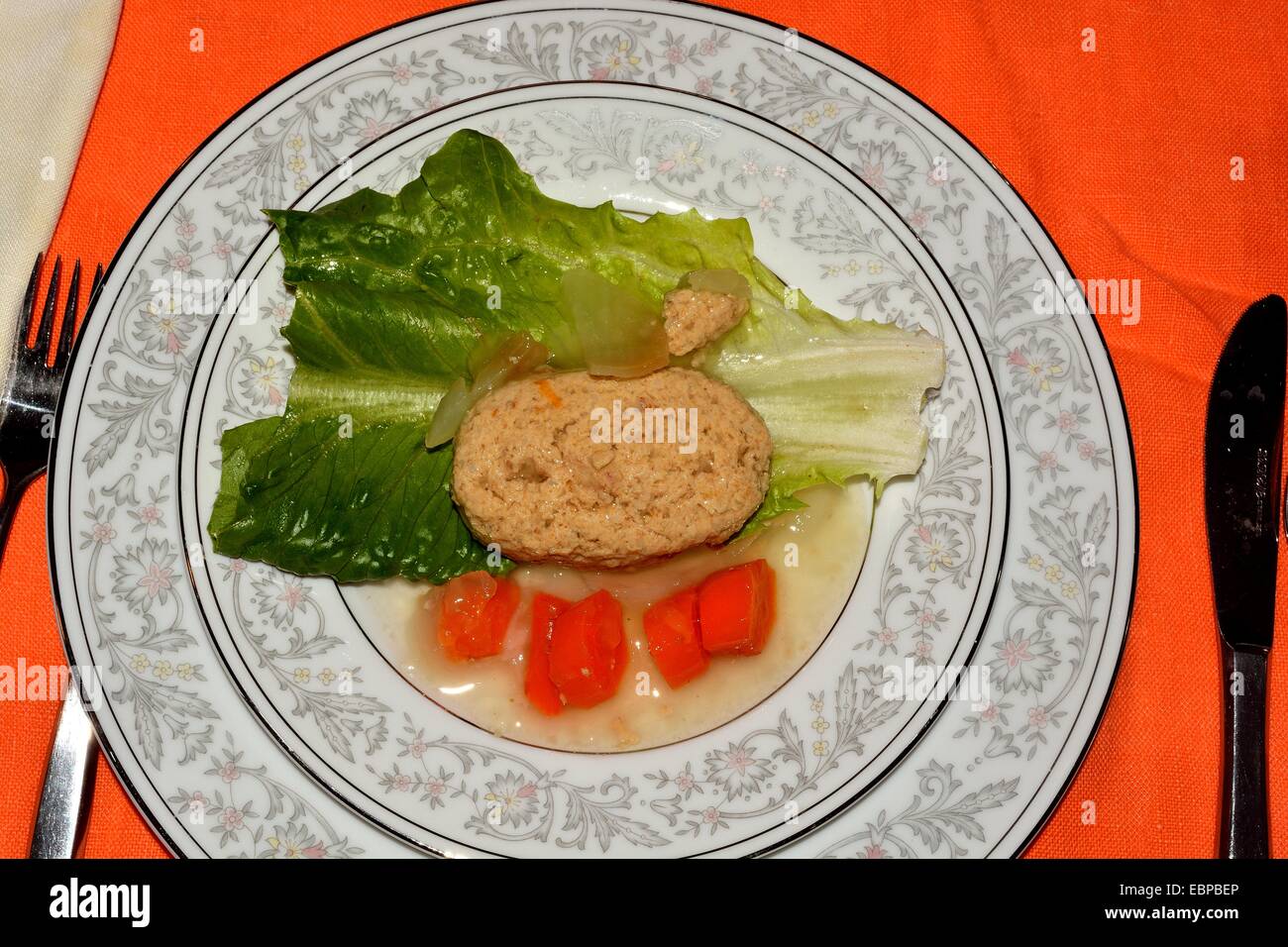 Traditional jewish gefilte fish hi-res stock photography and images - Alamy