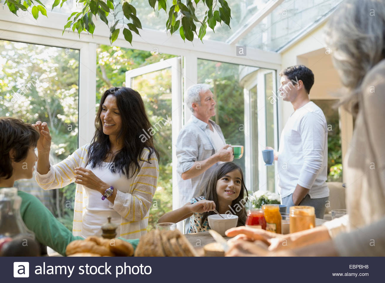 Boy and girl talking standing hi-res stock photography and images - Alamy