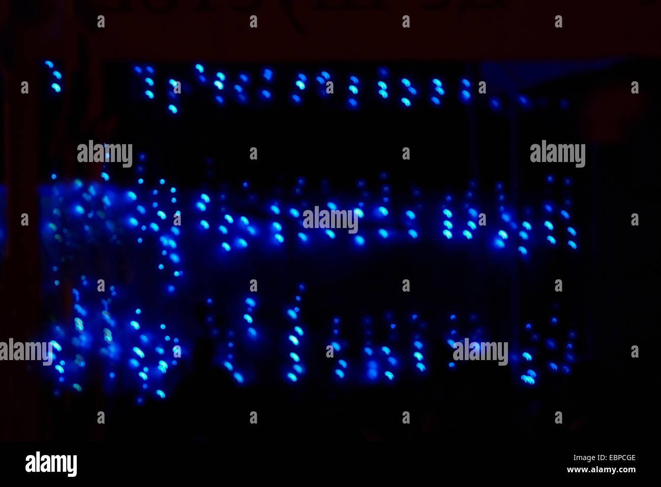 Matrix lights- can be used for background Stock Photo - Alamy