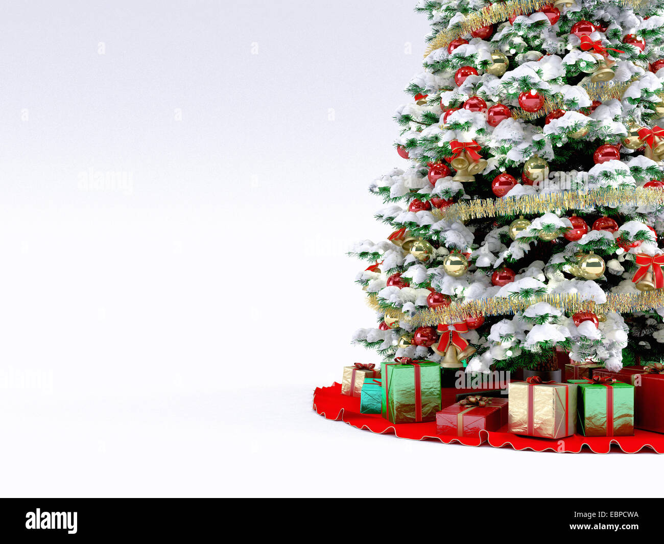 Outdoor christmas tree illustration hi-res stock photography and images ...