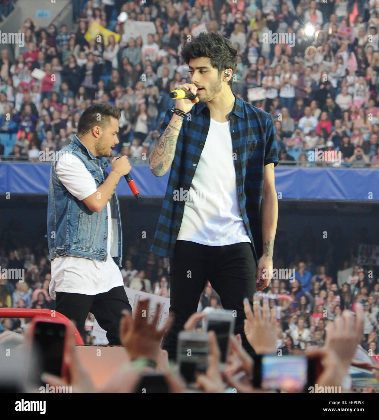 One Direction performs at City of Manchester Stadium as part of their ...