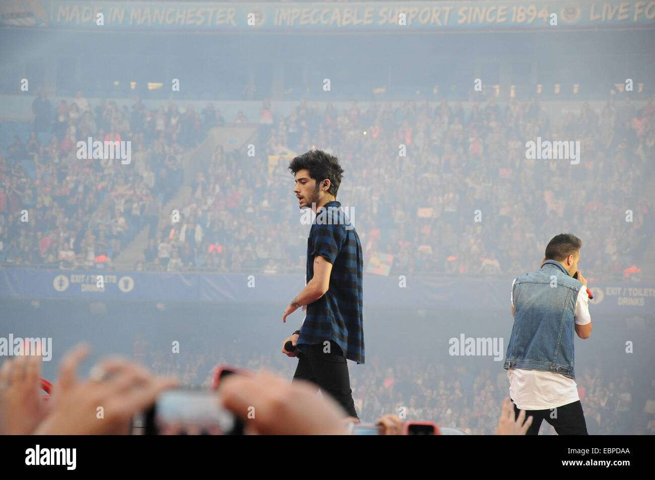 One Direction performs at City of Manchester Stadium as part of their ...