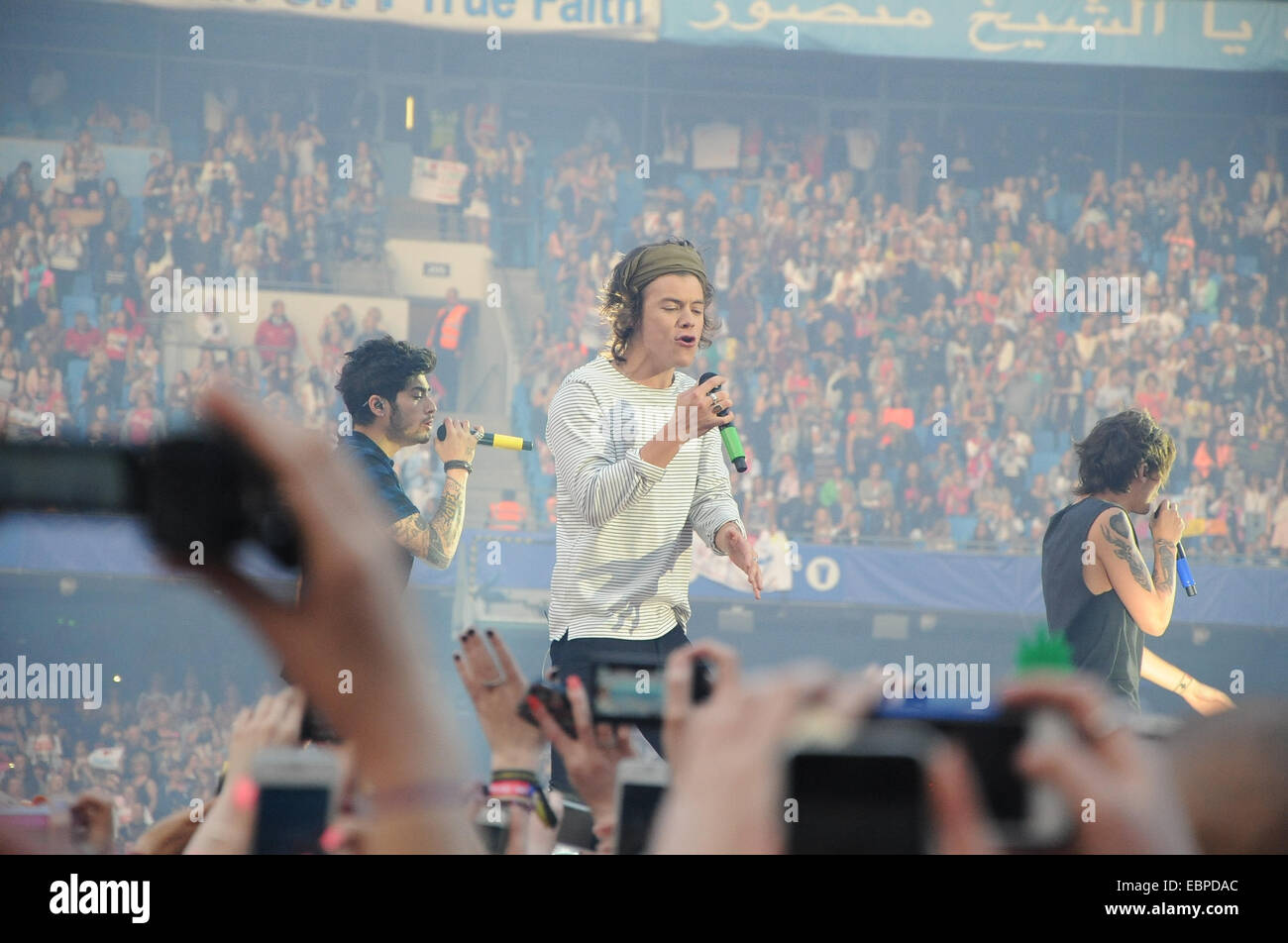 One Direction performs at City of Manchester Stadium as part of their ...